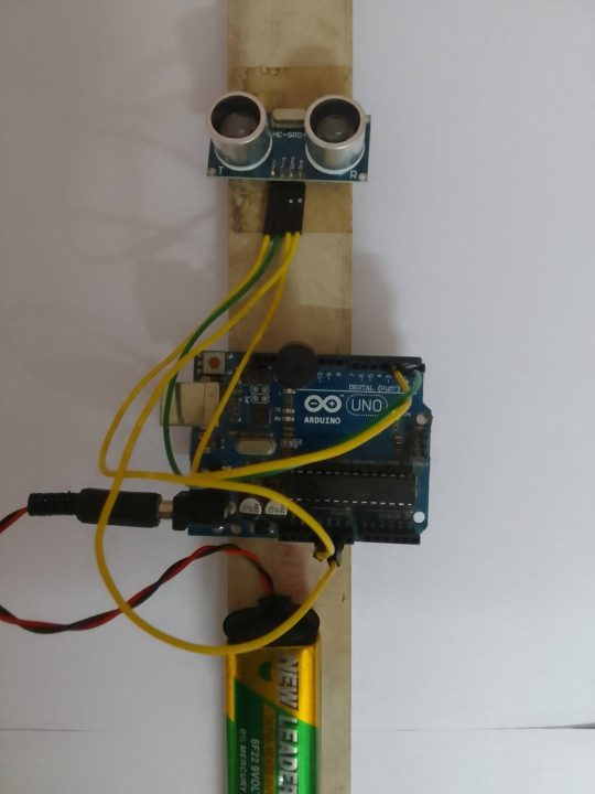 Blind Stick Project Using Arduino and Sonar Sensor - TSBLOG